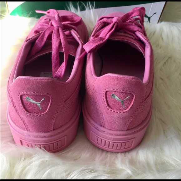 Puma | Shoes | Puma New Basket Platform Prism Pink | Poshmark